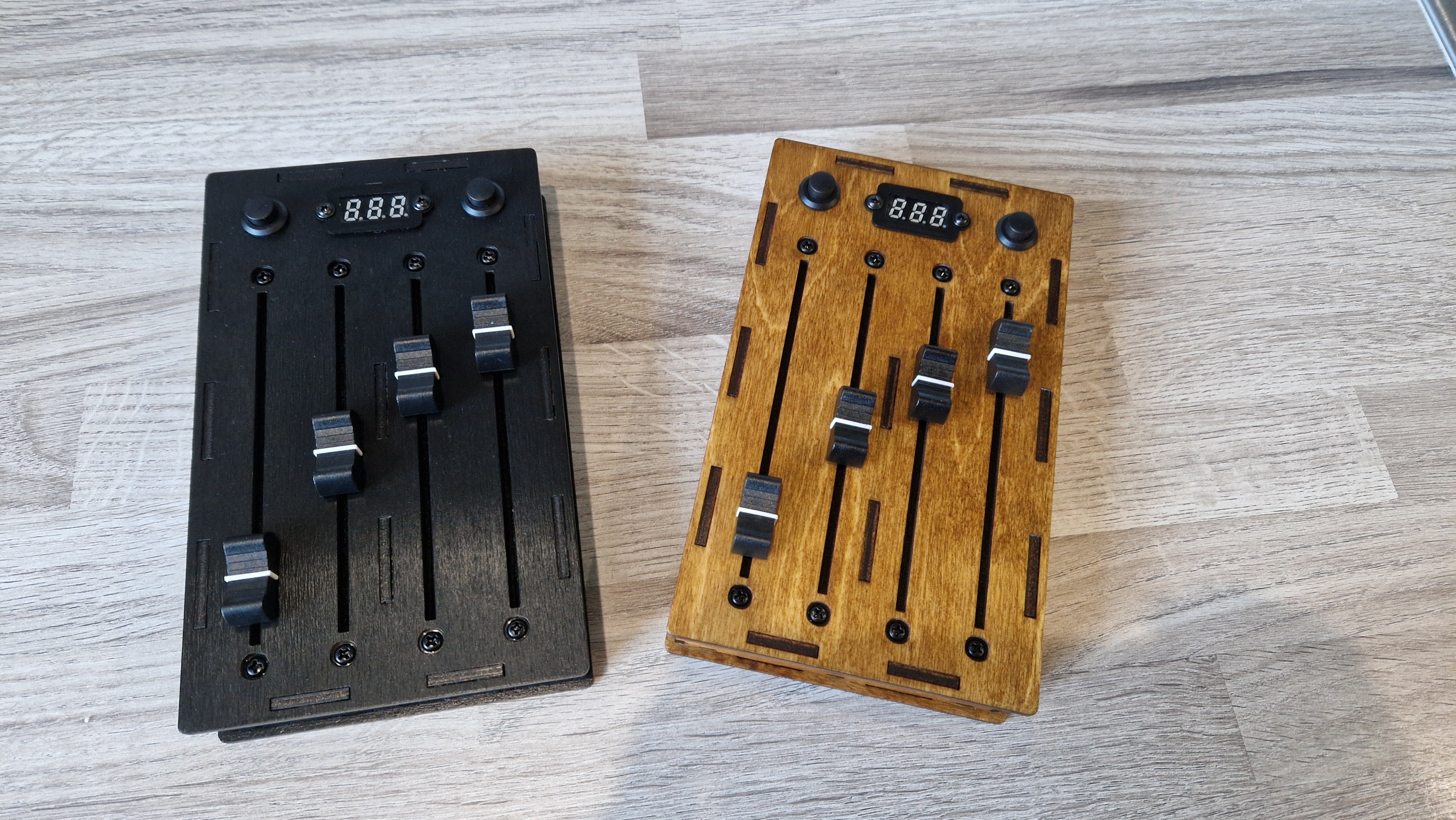 4 fader 100mm MIDI controller – MIDI-controller-modz